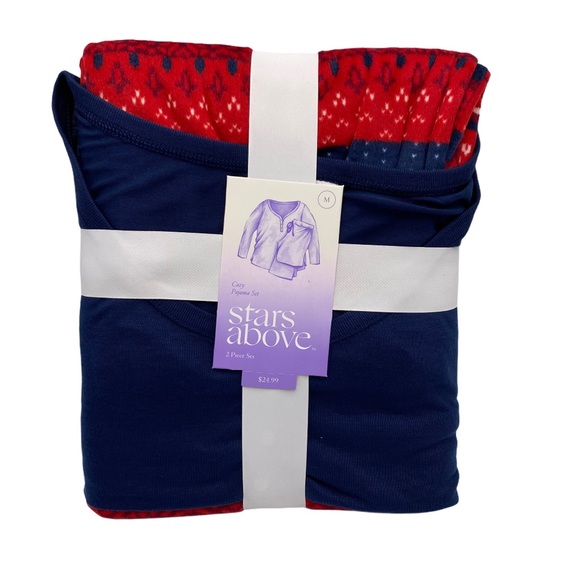 stars above | Intimates & Sleepwear | Stars Above Fairisle Henley Sleep ...